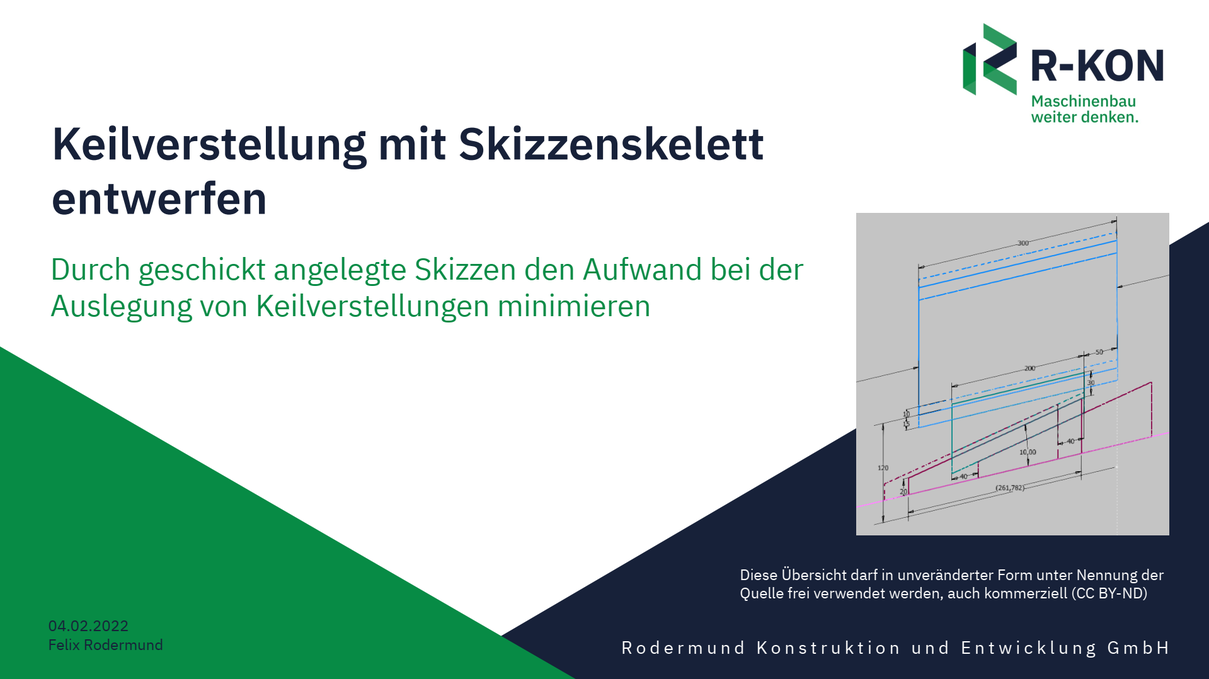 Fortgeschrittene CAD-Methoden: Keilverstellungen im Skelett entwerfen ...